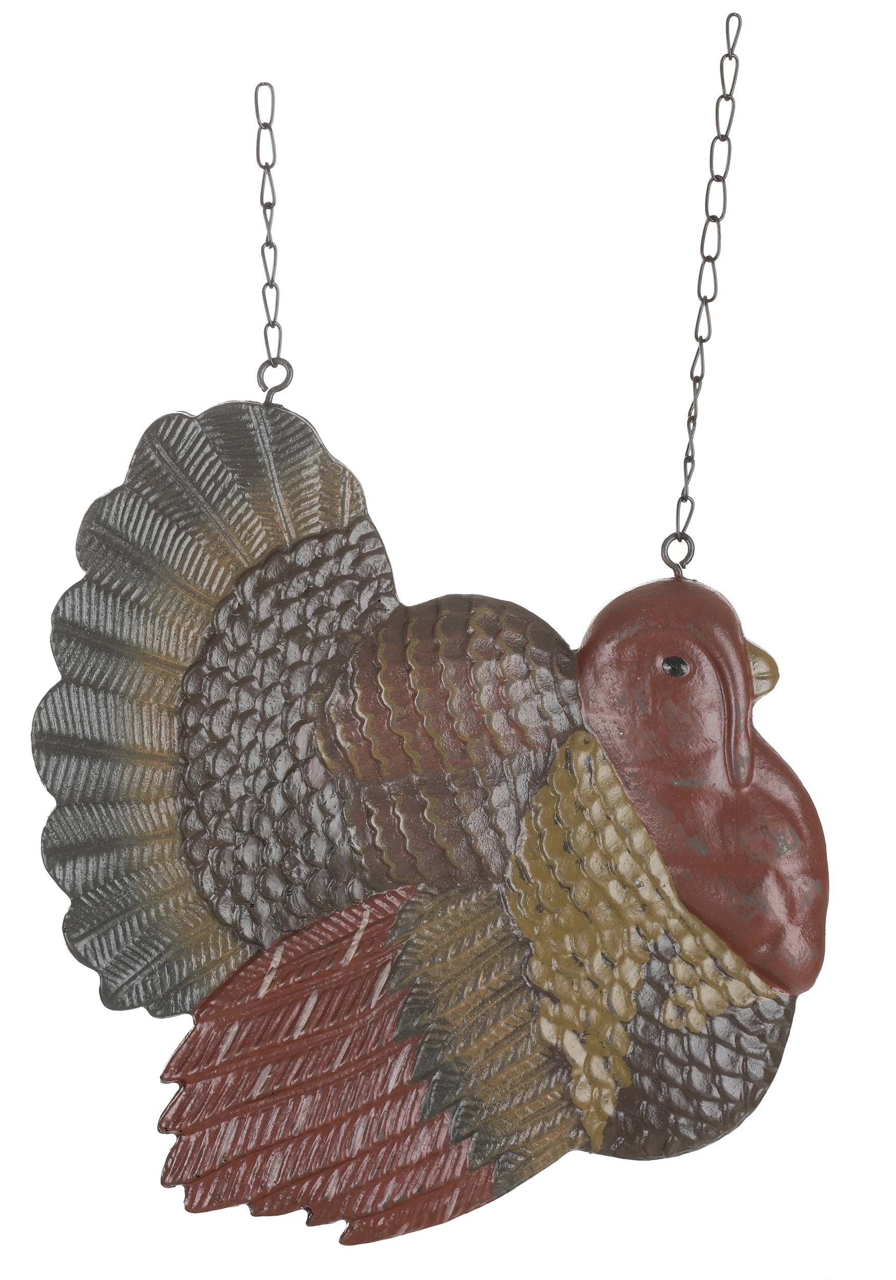 11-Inch Resin Turkey Arrow Figure Holiday Decoration | Thanksgiving ...